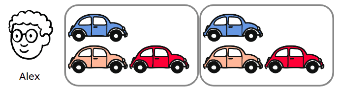 Use a part-part-whole model to represent a whole partitioned into two ...