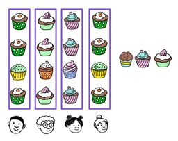 Divide a 2-digit by a 1-digit number using representations with ...