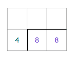 Divide a 2-digit by a 1-digit number using short division (no ...