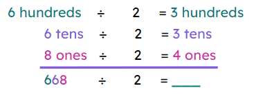 Divide a 3-digit by a 1-digit number using partitioning and ...
