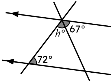 Lesson: The sum of the interior angles of any triangle | Oak National ...