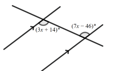 Angles on parallel lines traversed by a straight line KS3 | Y8 Maths ...