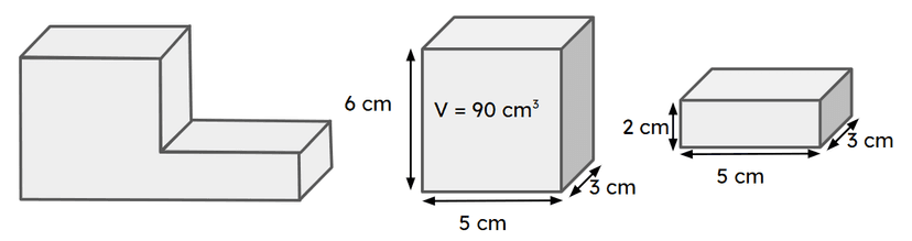 Explain how to calculate the volume of compound shapes KS2 | Y5 Maths ...