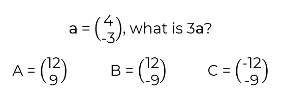 Lesson: Add and subtract two column vectors to give a resultant vector ...