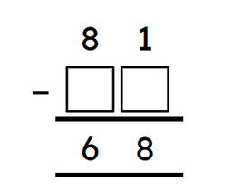 Subtract from a 3-digit number using column subtraction with regrouping ...