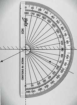 Refraction through a rectangular block (including wave front diagrams ...