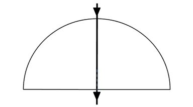 Refraction through a semicircular block Higher AQA KS4 | Y11 Physics ...