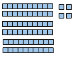 Partition two-digit numbers into tens and ones using place value ...