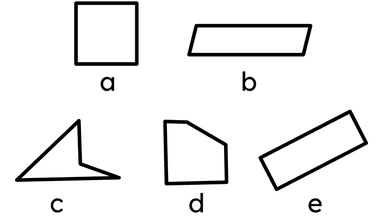 Join four right angles at a point using different right-angled polygons ...