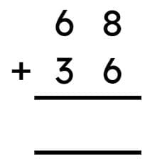 Review using column addition with regrouping in the ones and tens ...
