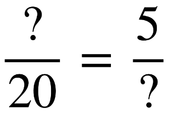 Explain the relationship between numerators and denominators across ...
