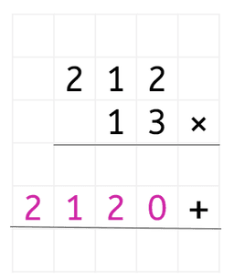 Explain how to use long multiplication to multiply two 2-digit numbers ...