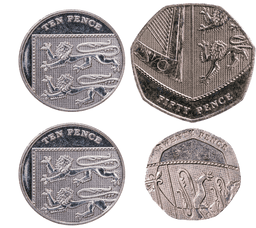 Recognise the value of 20 p, 50 p and £1 coins KS1 | Y2 Maths Lesson ...